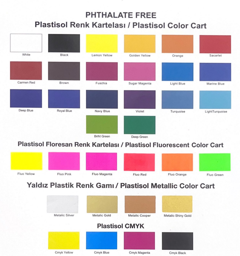 DELTA PLASTİSOL SERİSİ – DELTA PRINT